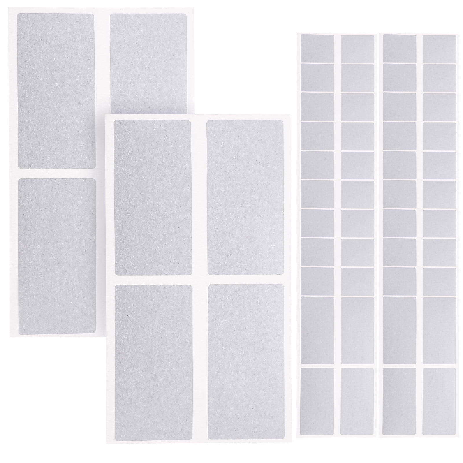 Milisten 50pcs Scratch Off Coating Stickers Adhesive Scratch Off ...