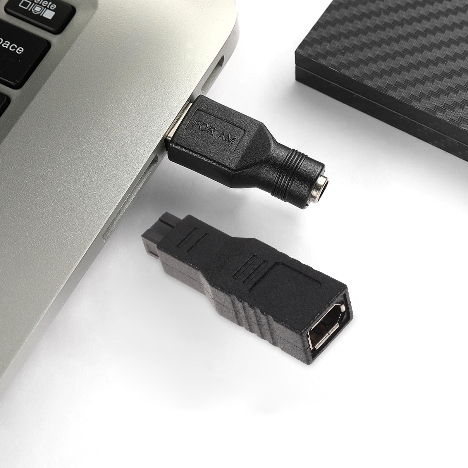 Milisten Data Transfer Adapter Cable Computer Accessory Black 1Pcs 2 ...