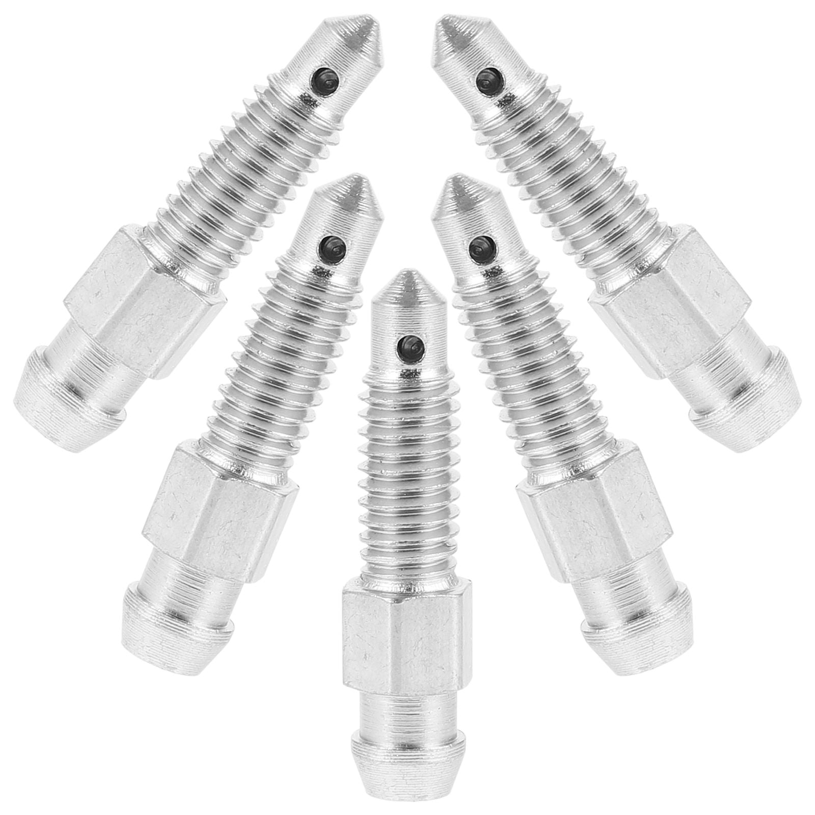 Milisten 5Pcs Metal Fork Bleeder Valve for Motorcycle Pressure Bleeder ...
