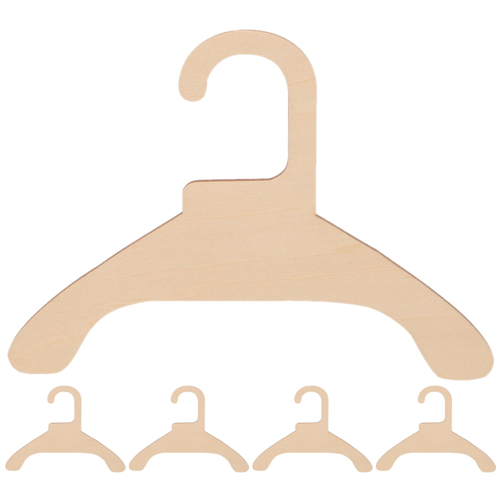 Milisten 5Pcs Dog Skirt Hangers Wood Pet Clothes Hangers for Home ...