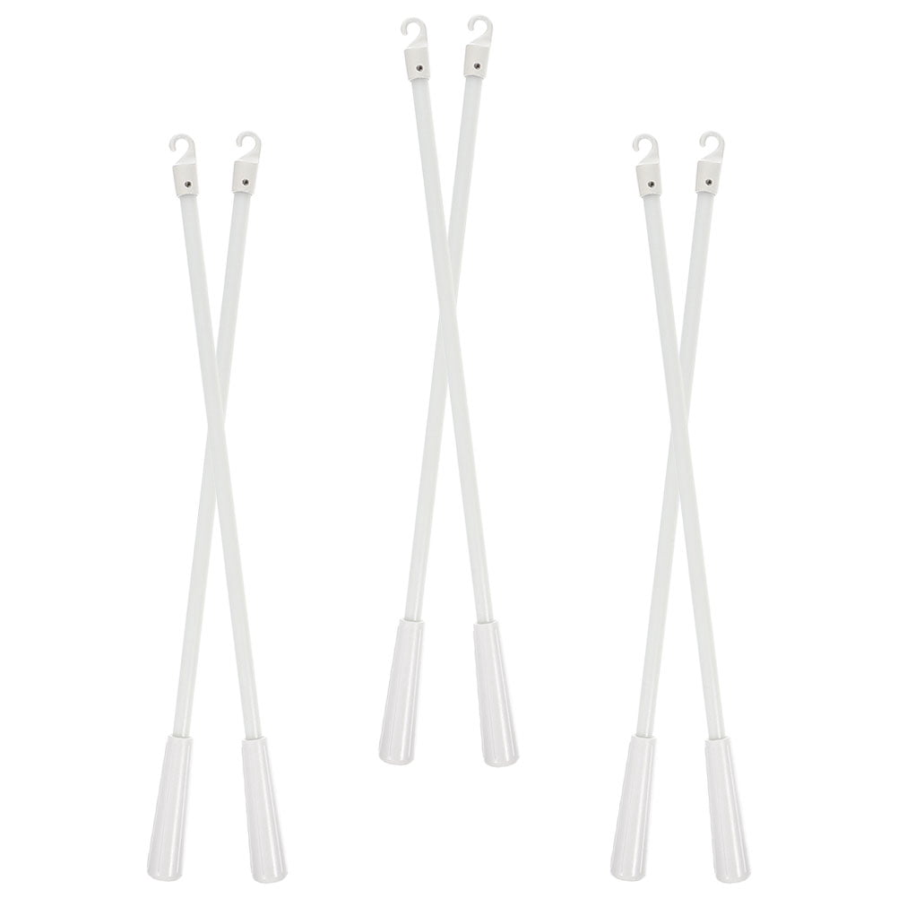 Milisten 6 Pcs Drapery Pull Rod Blind Stick With Hook Blinds Window ...
