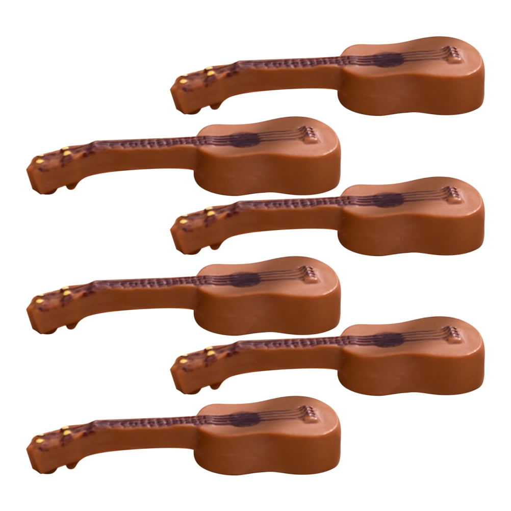 Milisten Dollhouses Accessory Miniature Guitar Doll House Mini Guitar ...