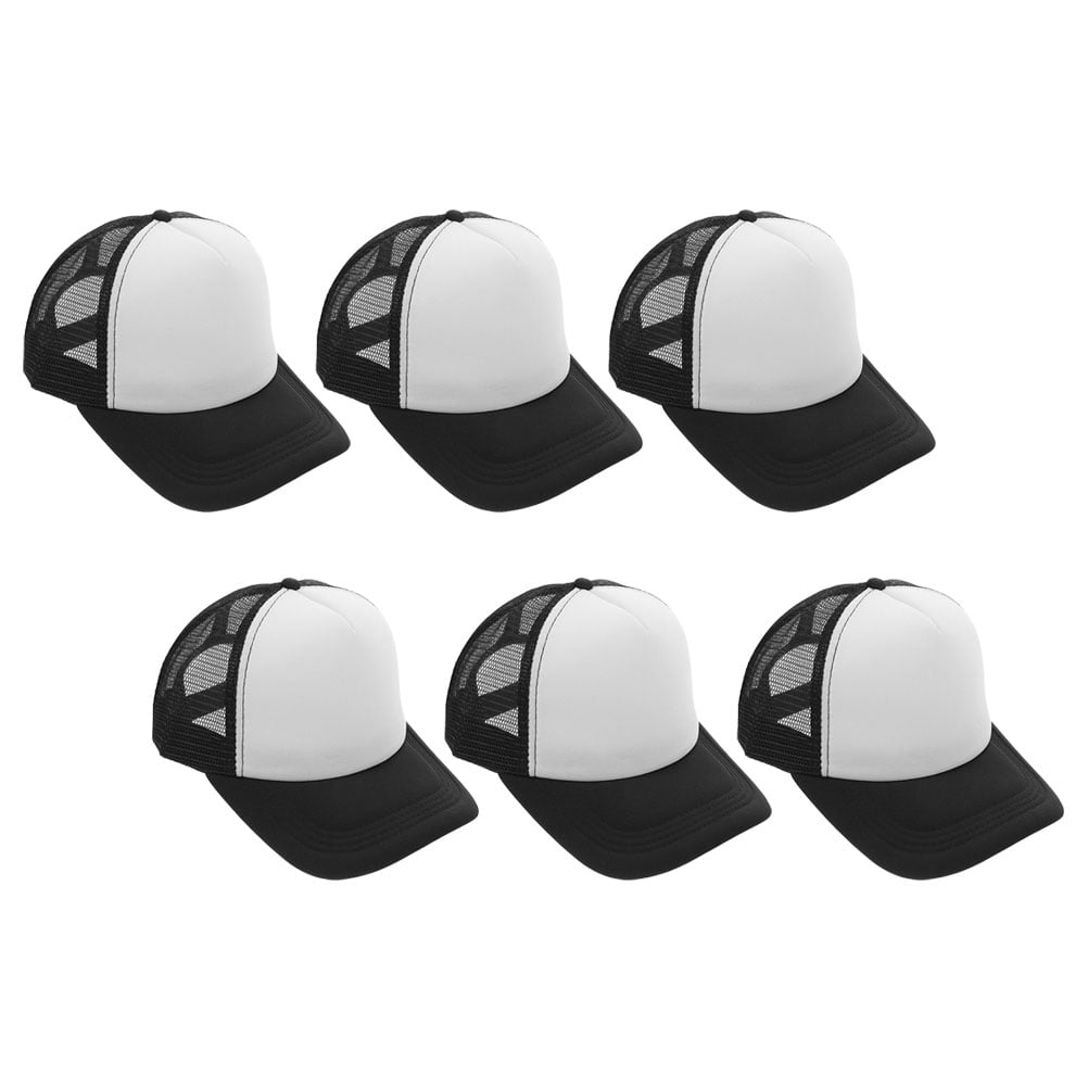 Milisten 6Pack Sublimation Hats Blank for Men and Women - Walmart.com