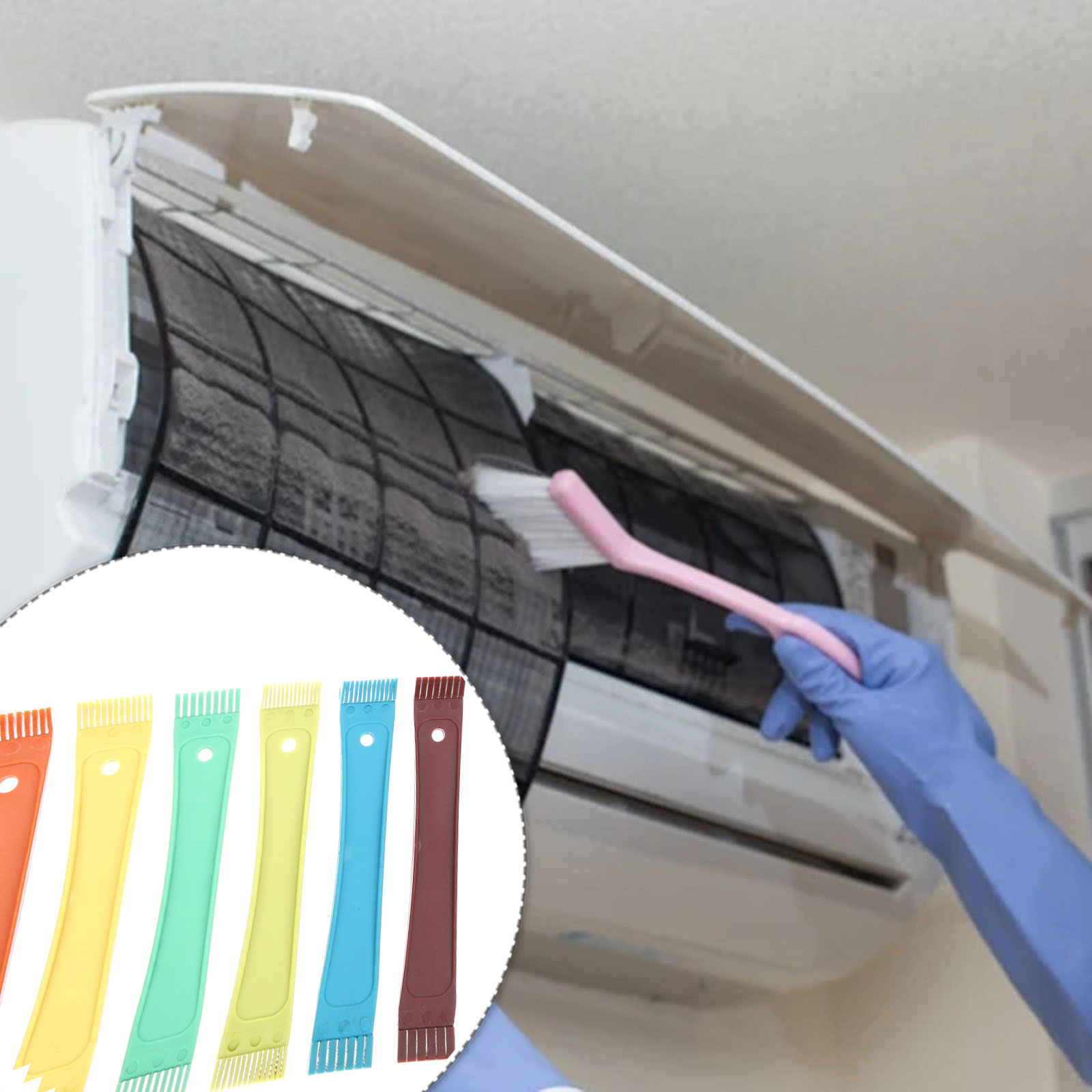 Milisten 6Pcs Radiator Fin Combs for Air Conditioning Equipment ...