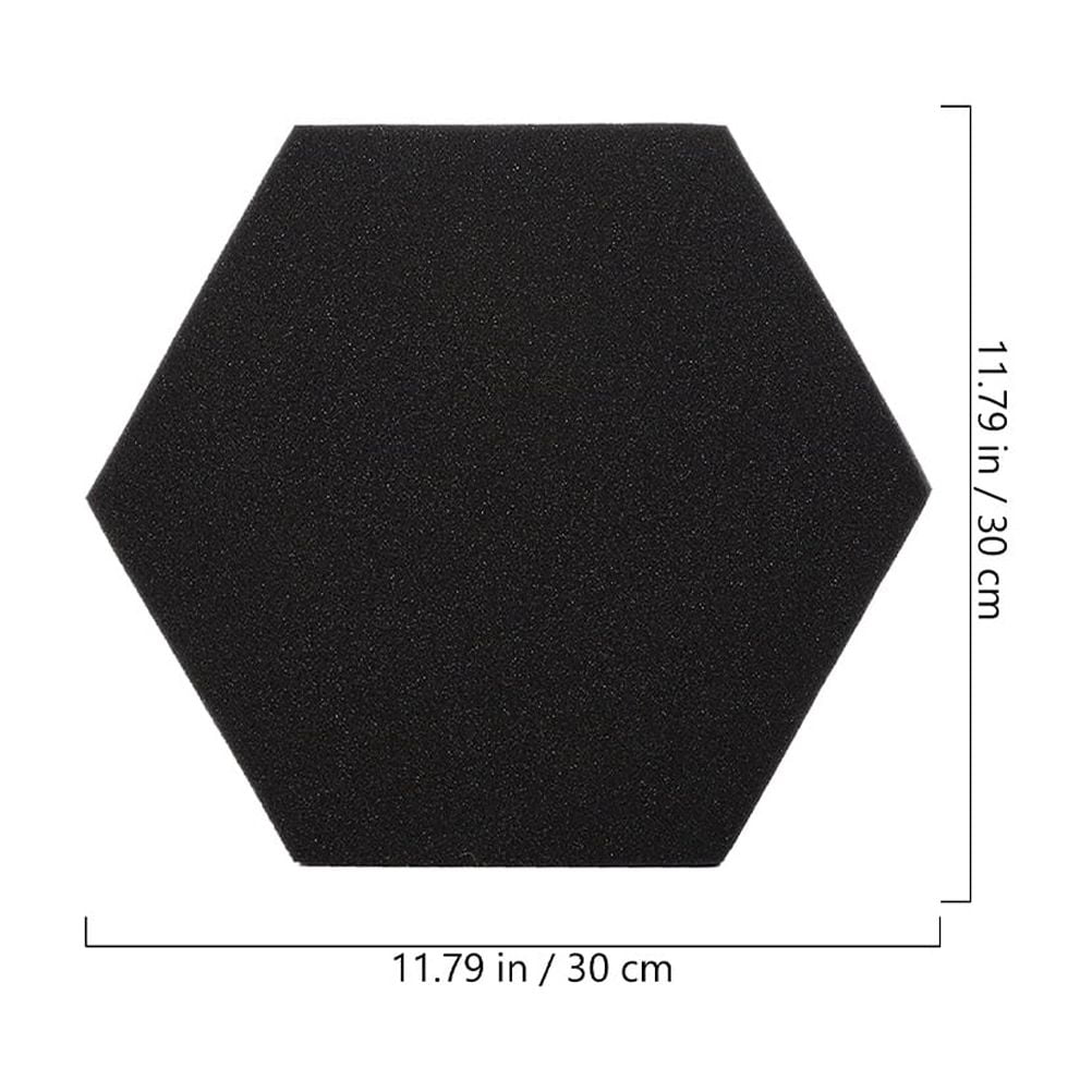 Milisten 6Pcs Sound Proofing Panels Hexagonal Acoustic Board For Wall ...