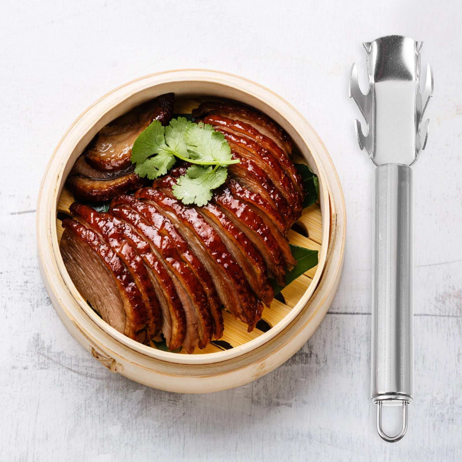Milisten Non-Slip Plate Clip Silver Stainless Steel Hot Dish Gripper ...
