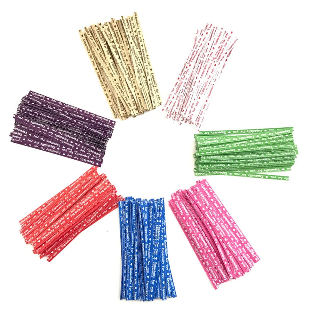 Milisten 700Set Khaki Kraft Paper Ties for Wedding and Birthday Party ...
