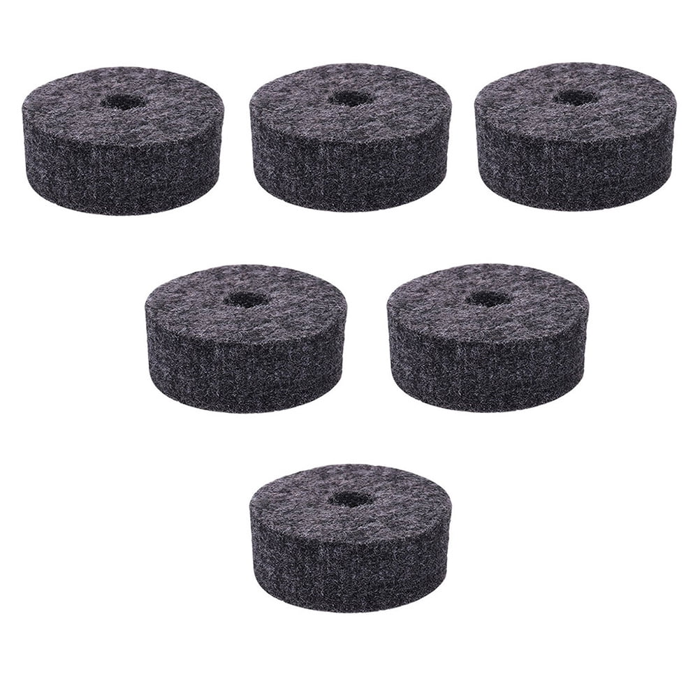 Milisten 8 Pcs Round Felt Washers for Jazz Drum Felt Pads Grey ...