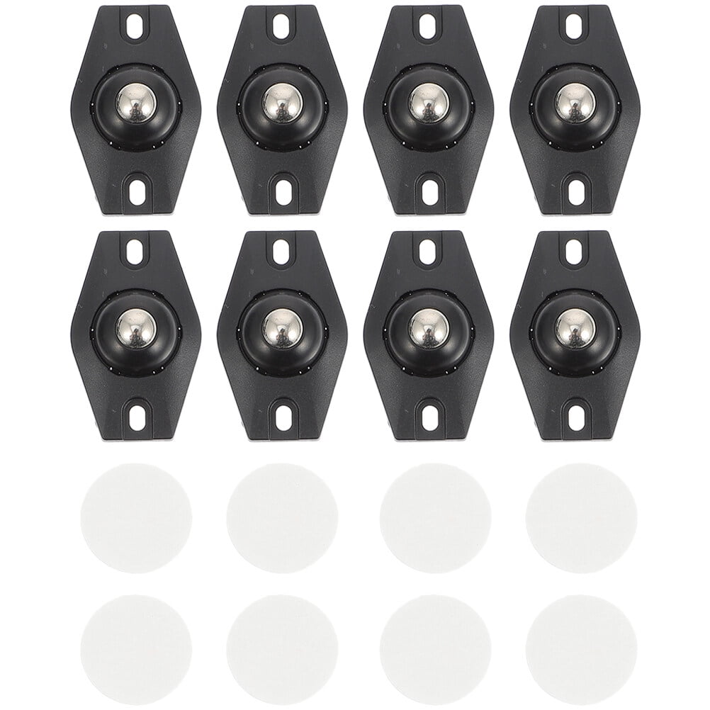 Milisten 8Pcs Round Self-Adhesive Small Wheels for Home Users and DIY ...