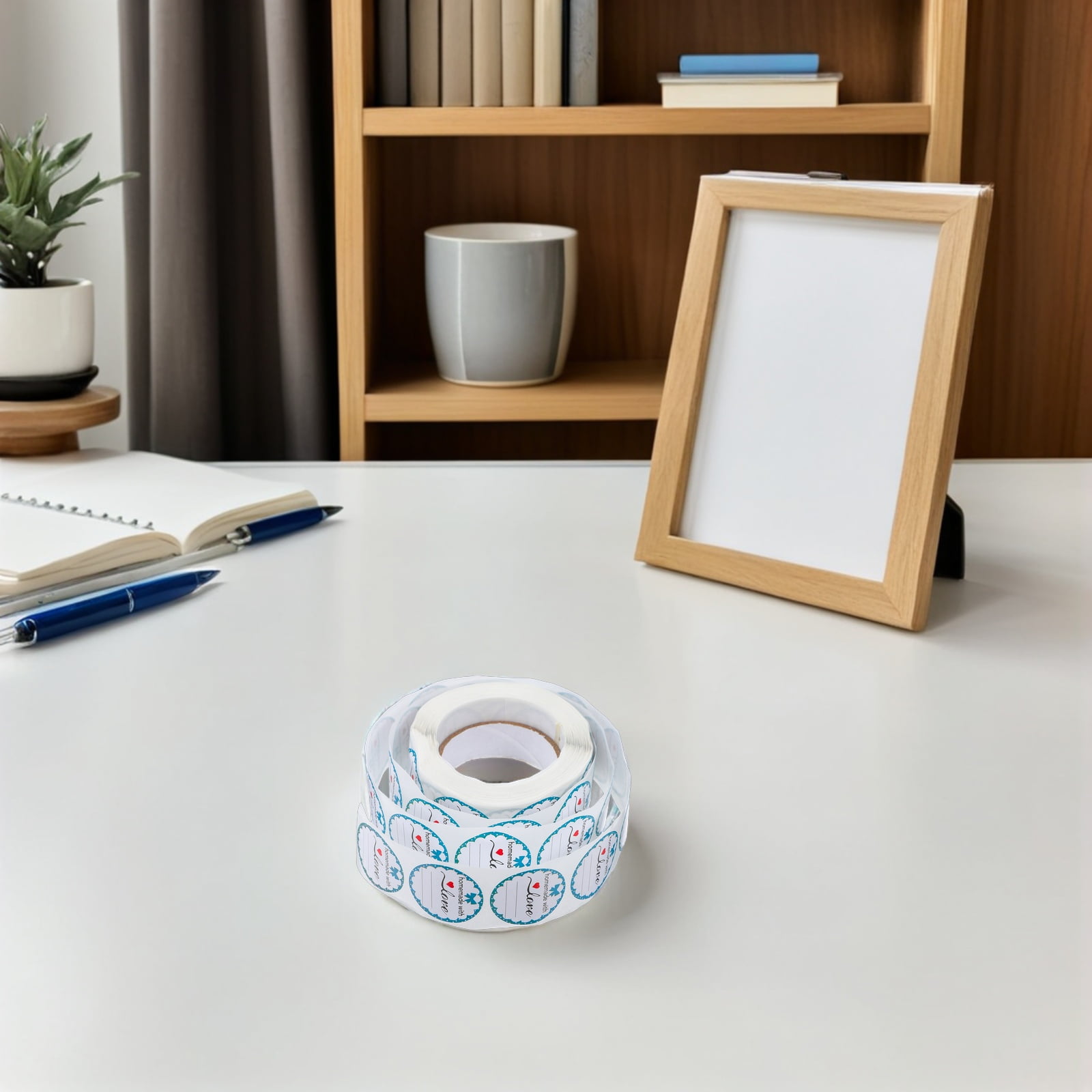 Milisten Round Copper Foil Adhesive Stickers for Small Business ...