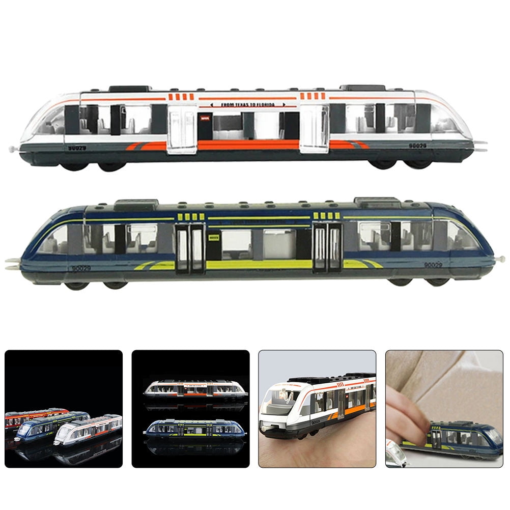 Milisten Train Building Toy Set Assorted Color 2Pcs - Walmart.com