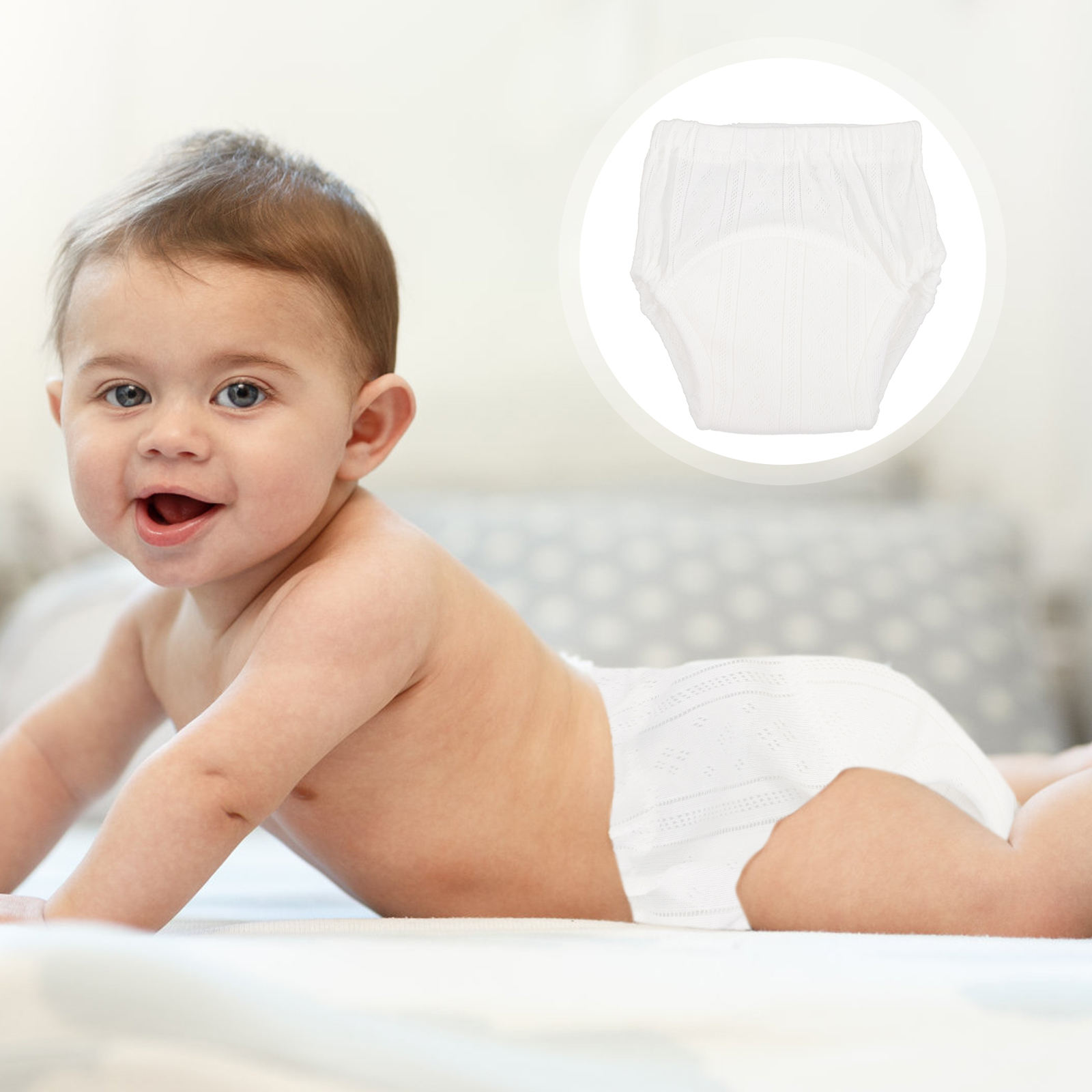 Milisten Training Pants for Girls White Cotton 5Set 7.9x7.9in - Walmart.com