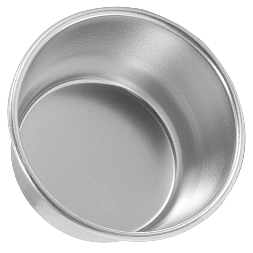 Milisten Baking Cake Molds 1Pack Pudding Cup Muffin Mold Silver Round ...