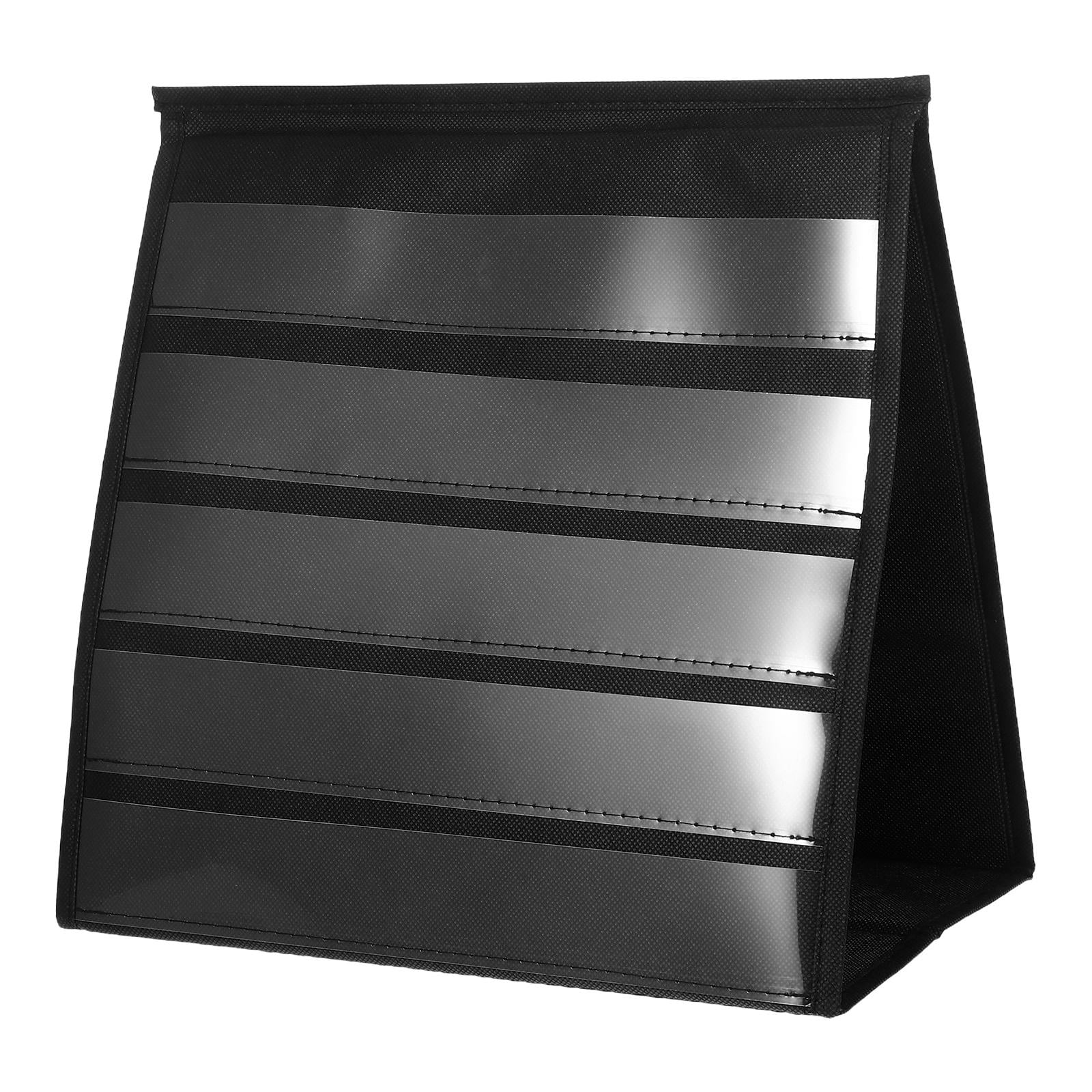 Milisten Black Tabletop Pocket Chart Display Rack with Double Sided ...