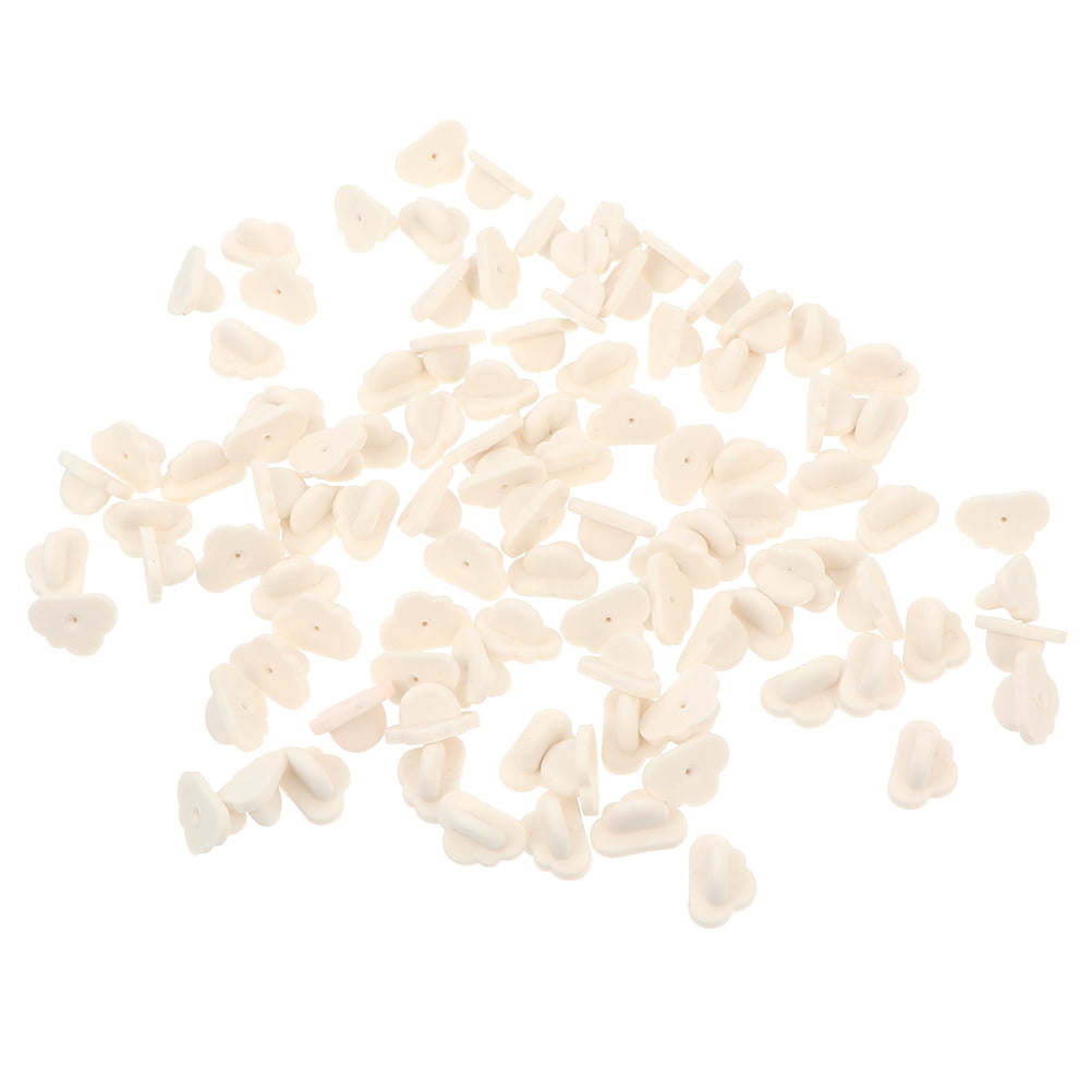 Milisten Brooch Pin Badge Backs 200Pcs for DIY Crafts and Uniform Parts ...