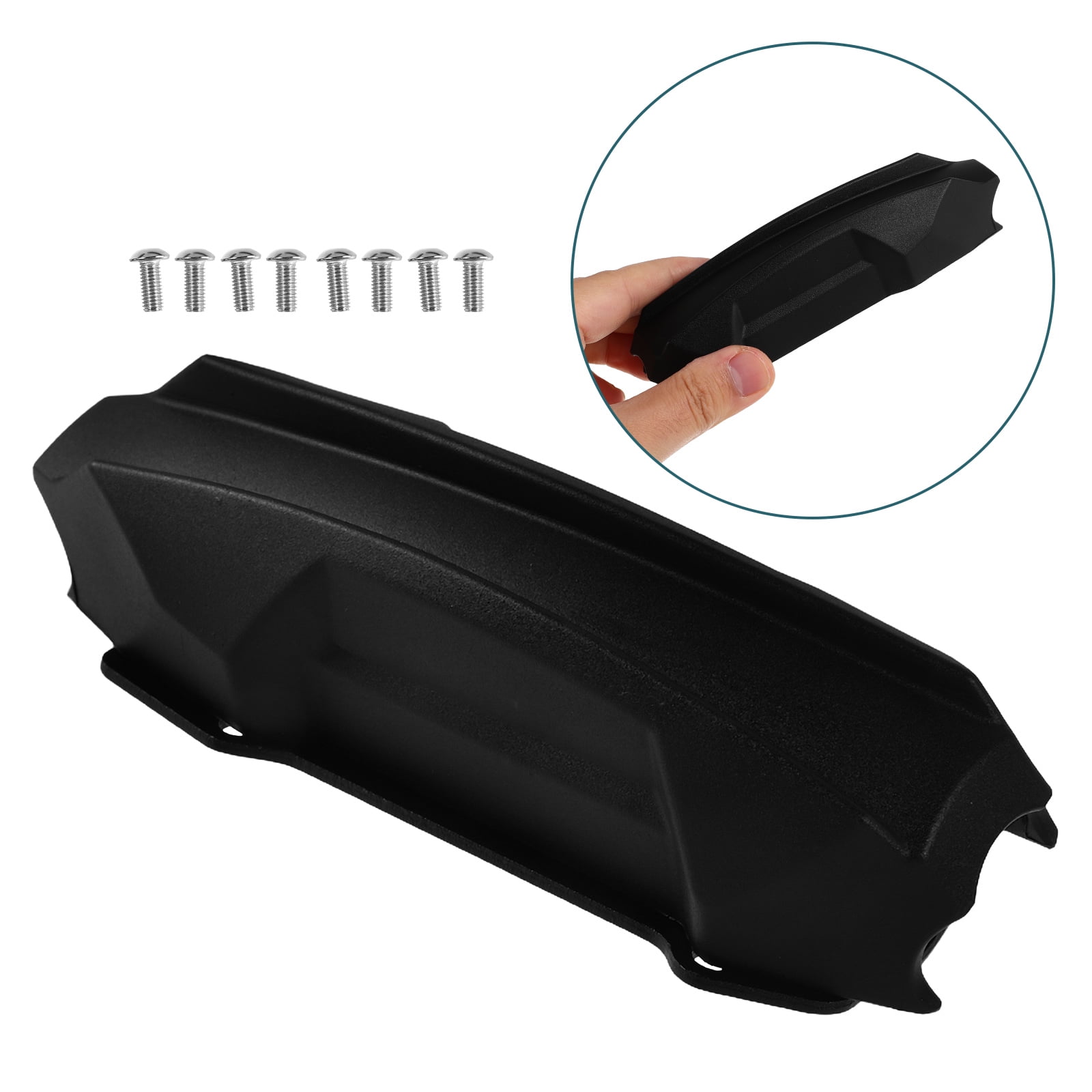 Milisten Motorcycle Crash Bar Sliders Engine Protector Black 2Pack ...