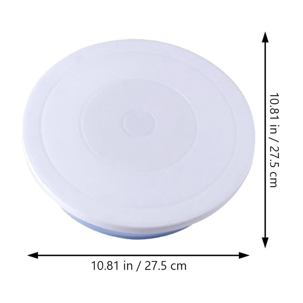 Milisten Cake Decorating Accessories Turntable with Aluminum and Food ...
