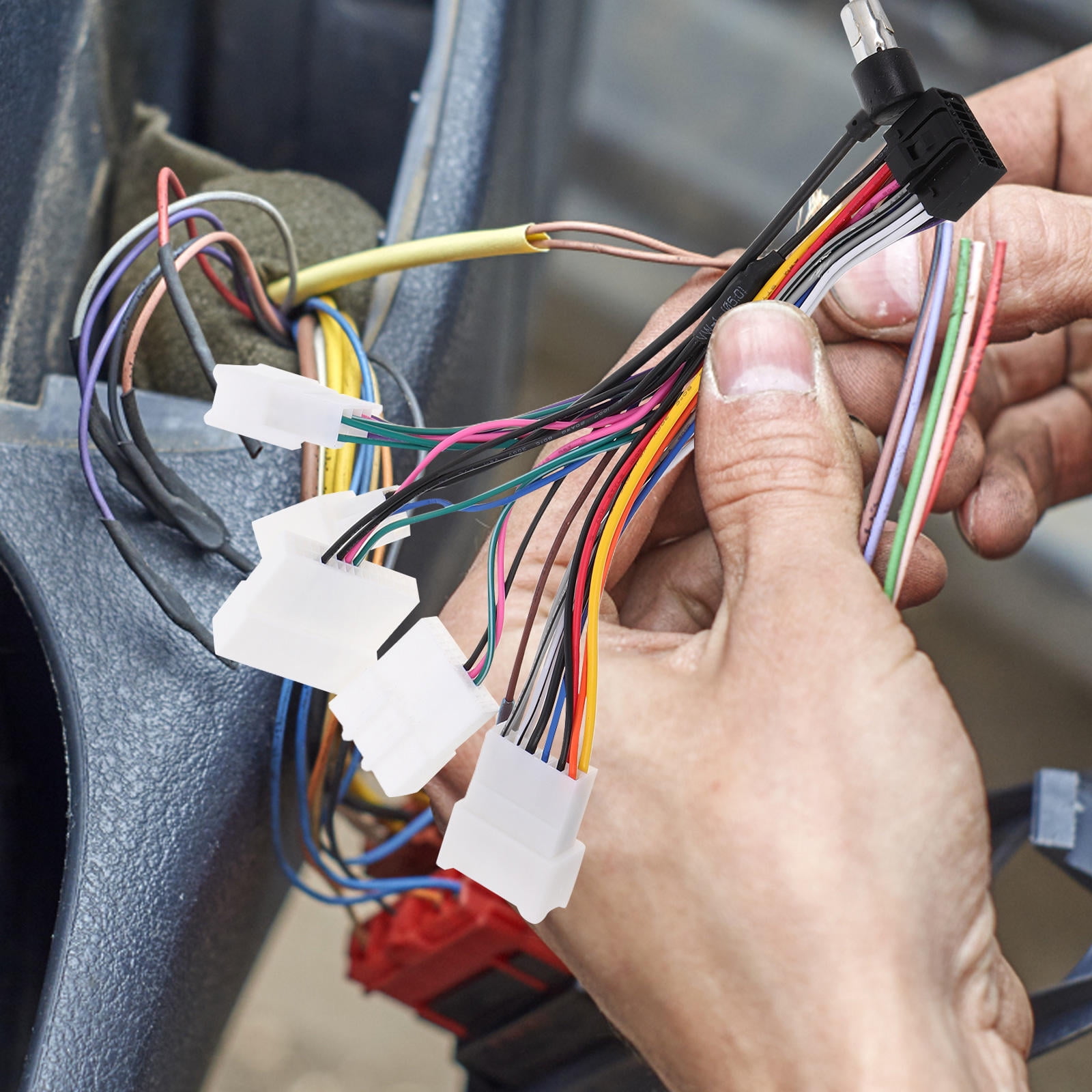 Milisten Car Stereo Wiring Adapter Harness Kit Compatible with New and ...