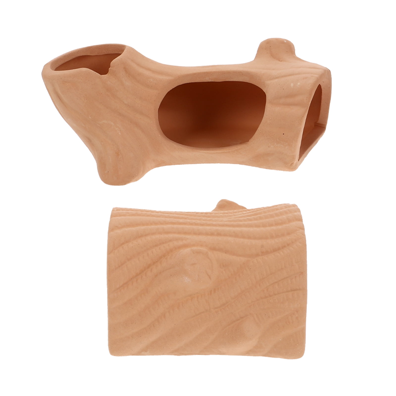 Milisten Ceramic Fish Tank Hideout House for Home Use Orange Aquatic ...
