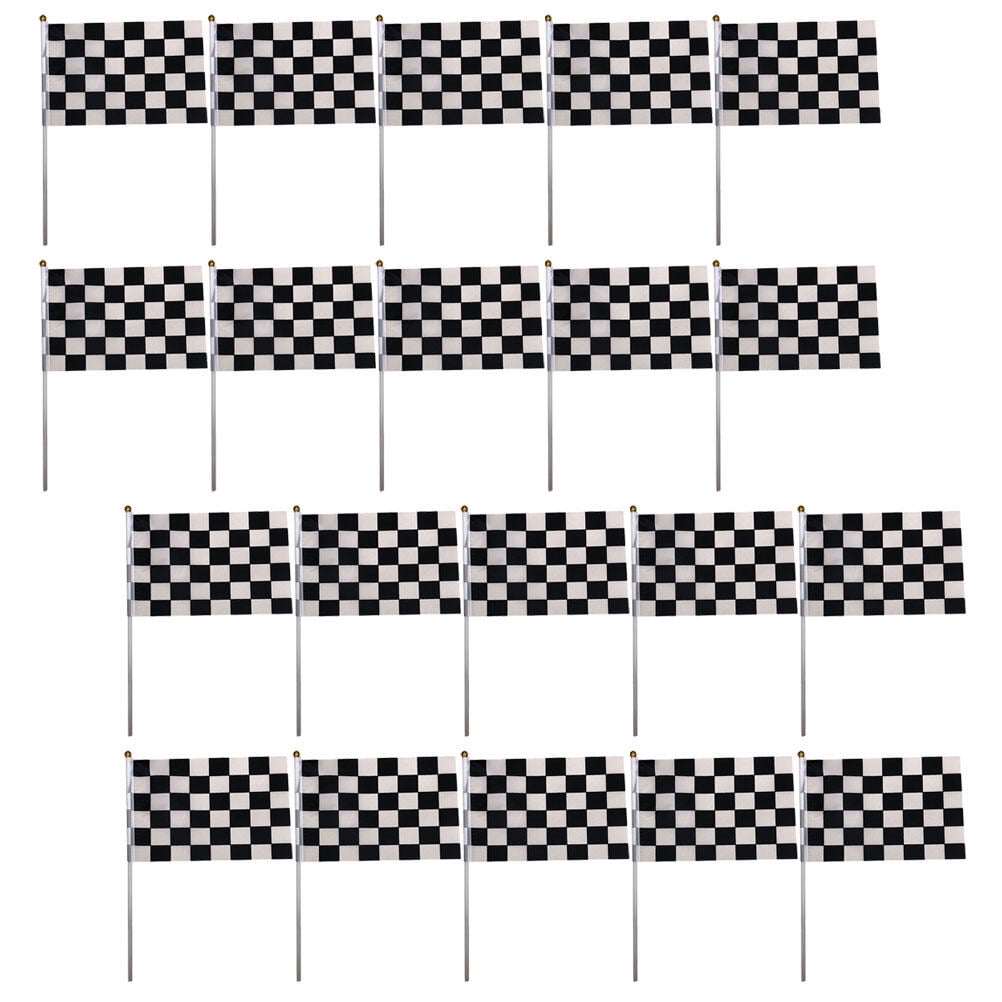 Milisten Checkered Flag Banner for Racing Parties and Sports Use Made ...