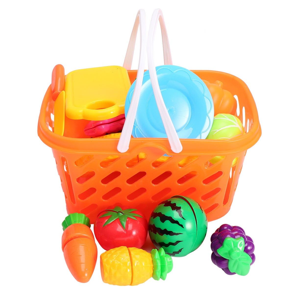 Milisten Chichele Toys Play Kitchen for Toddlers Pretend Food Mini ...