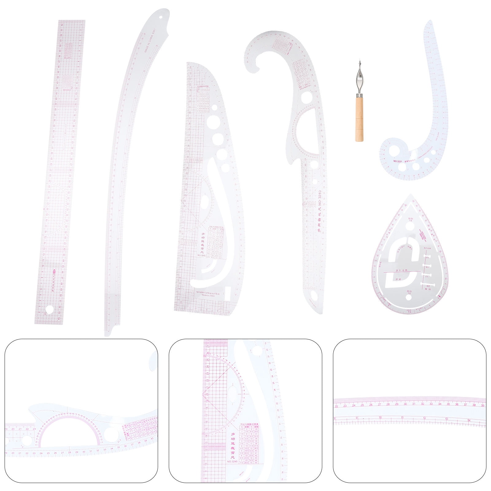 Milisten Clothes Tape Measure Measuring Clothing Ruler Set - Walmart.com