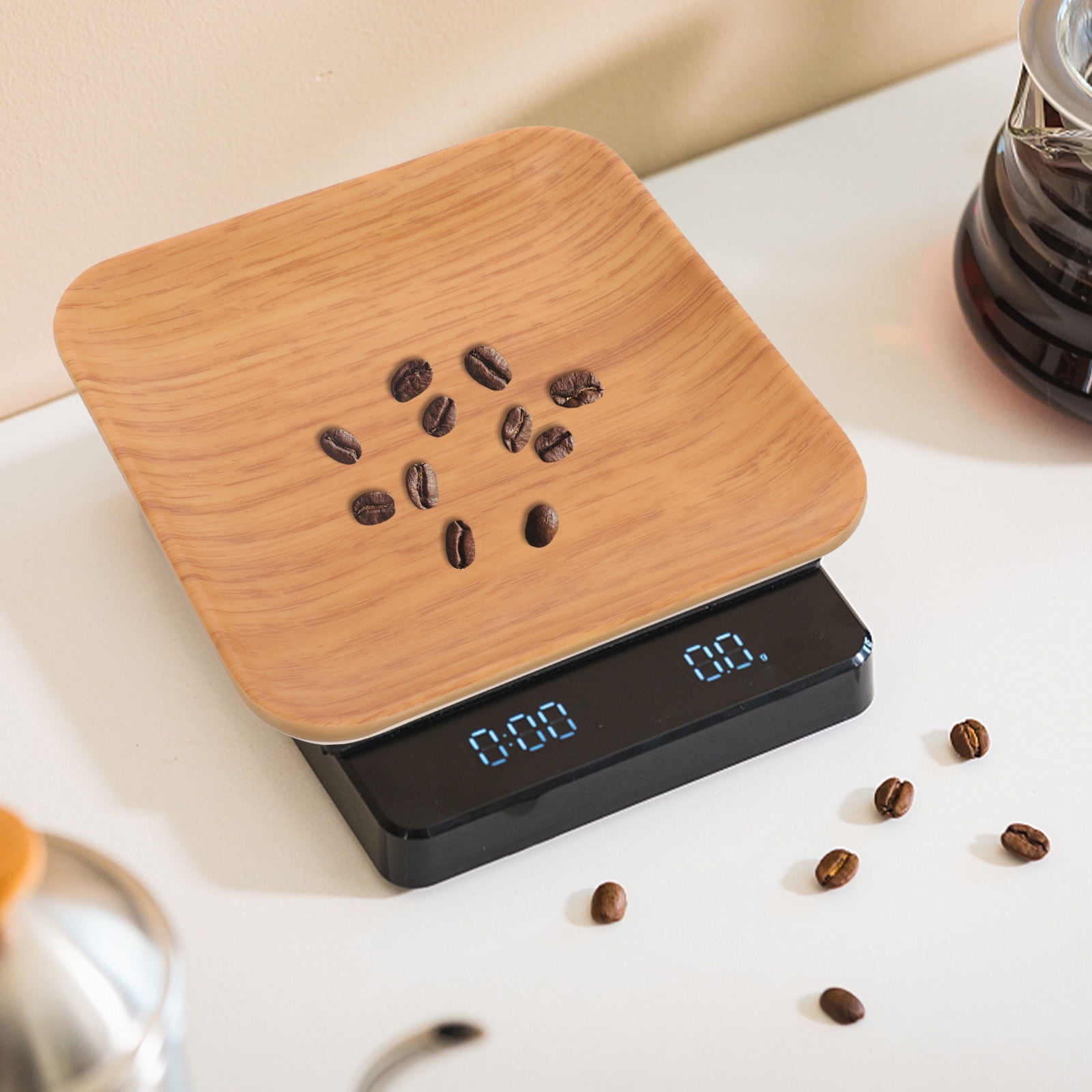Milisten Coffee Bean Scale Tray Coffee Bean Measuring Tray Coffee Bar ...