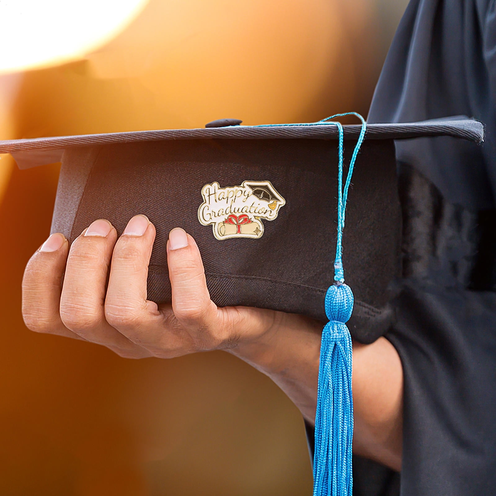 Milisten Creative Graduation Season Brooch Pin Bachelor Hat Design for ...