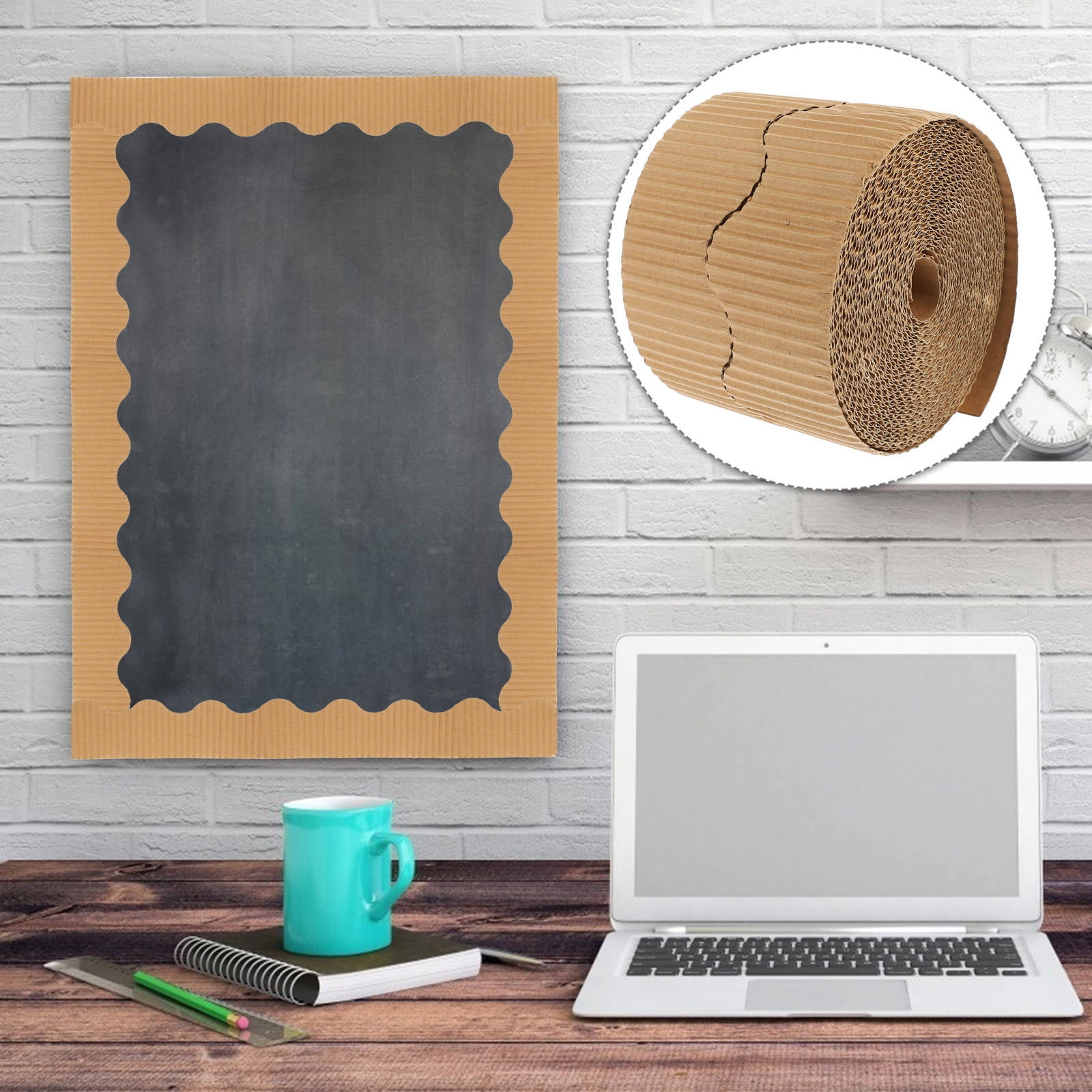 Milisten School Borders for Bulletin Board Light Brown Paperboard 1 ...