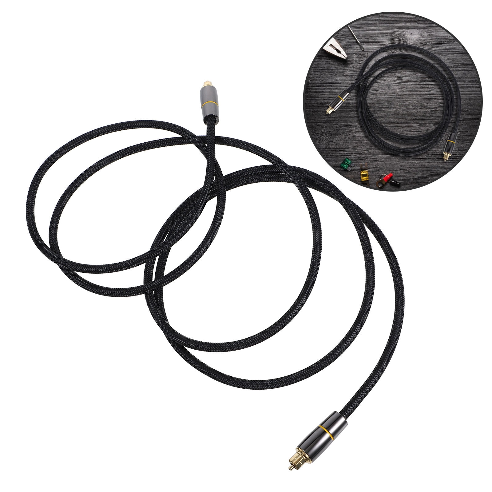 Milisten Digital Audio Cable Audio Cord 5.1 Digital Audio Cable Fiber ...