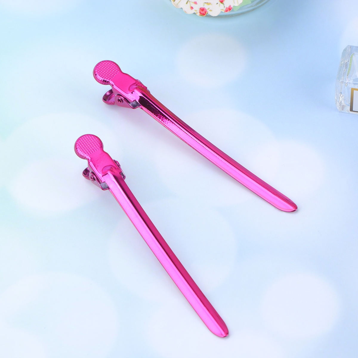 Milisten 12pcs Hair Sectioning Clips for Women Duckbill Clips Stainless ...