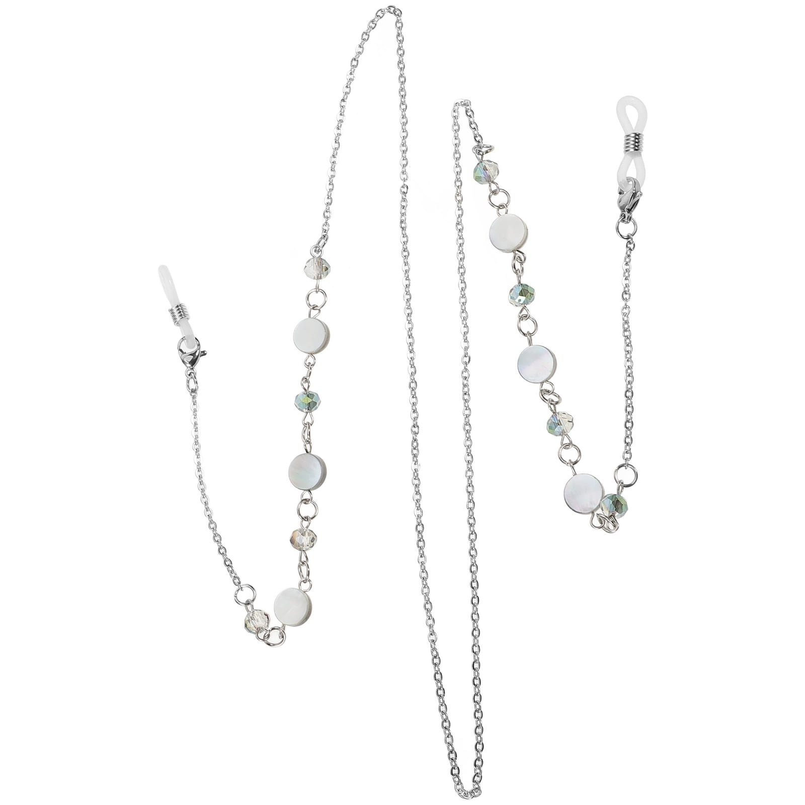 Milisten Eyeglasses Holder Neck Chain Chained Glasses Lanyard Metal ...