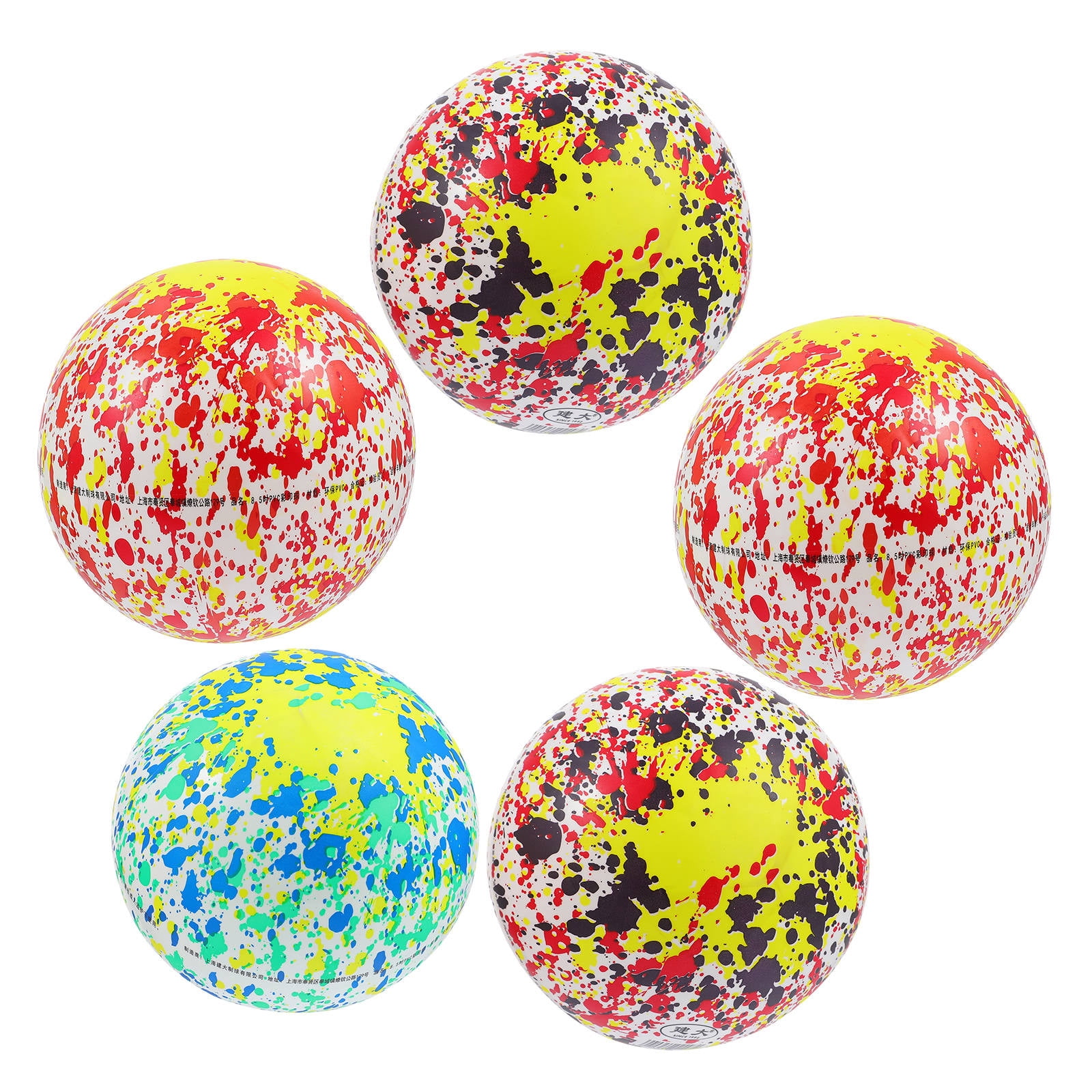 Milisten Fun Pool Game Toy Balls in Assorted Colors Made of PVC for ...