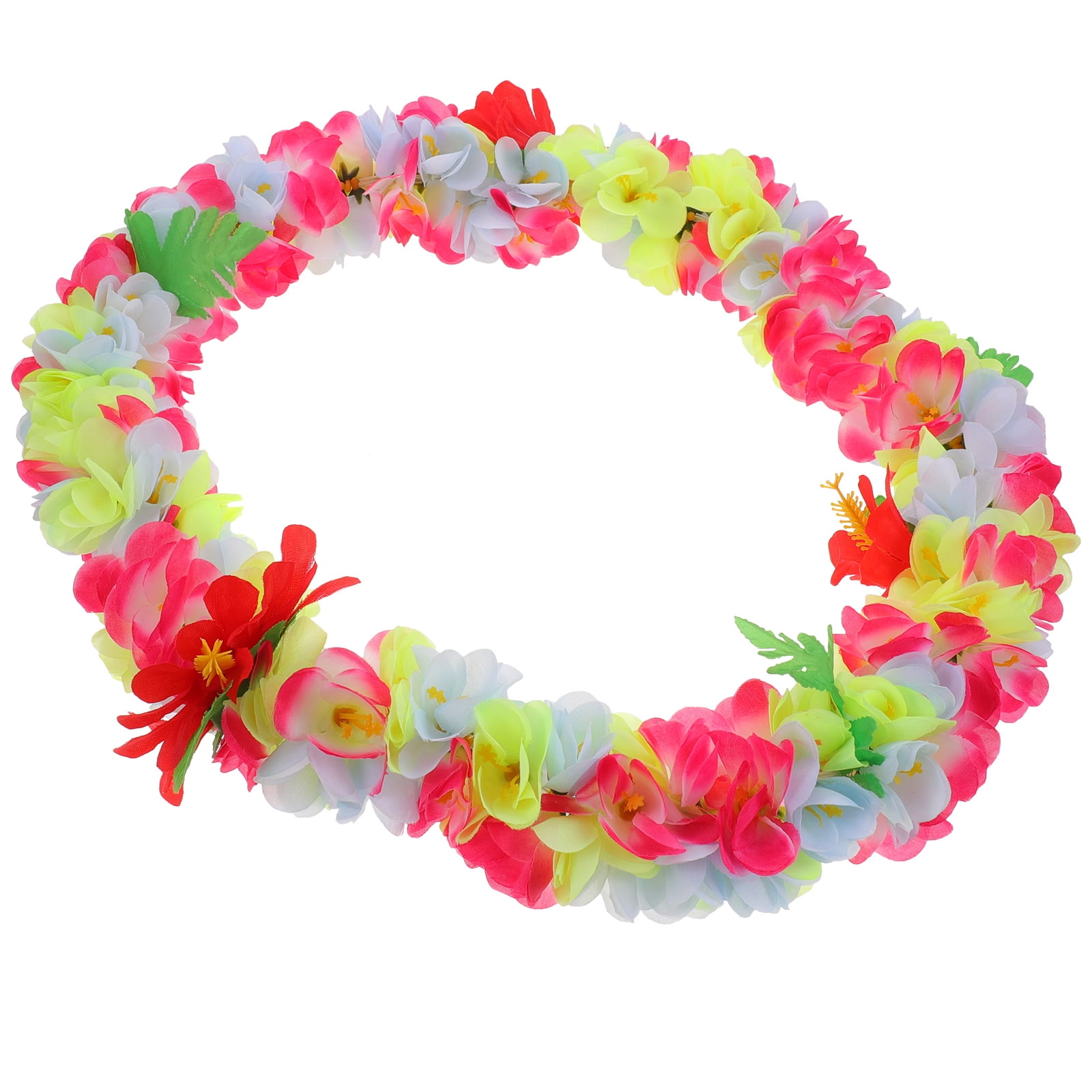 Milisten Hawaiian Party Decorations 1Pack Multi Color Circular Garland ...