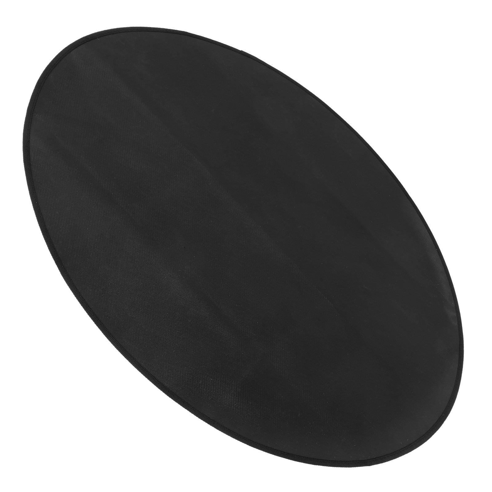 Milisten Black Fiberglass Fireplace and Grill Mat for Camping, Fire Pit ...