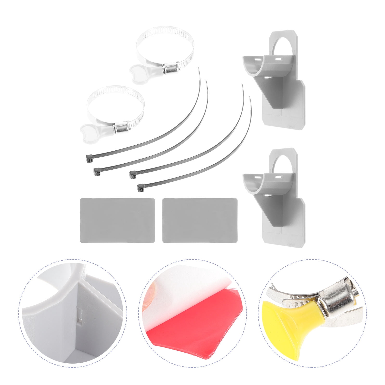 Milisten Hose Pipe Holder 1 Set Plastic Support 4.25x3.07x1.5in for ...