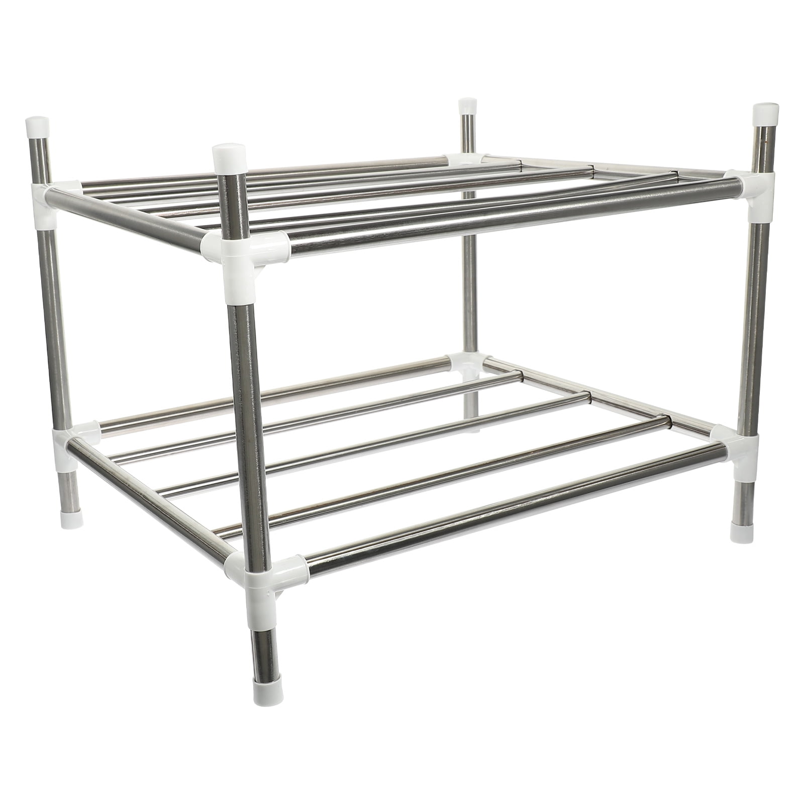 Milisten Kitchen Pot Storage Rack 1Pack Silver Pot Rack with Multi ...