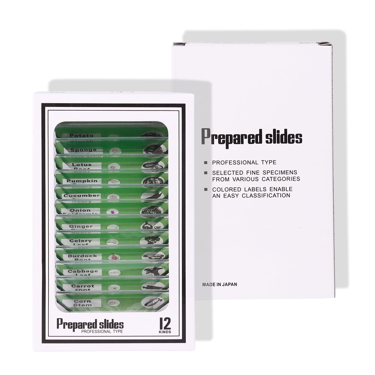 Milisten Microscope Biology Microscope Prepared Slides for Kids ...