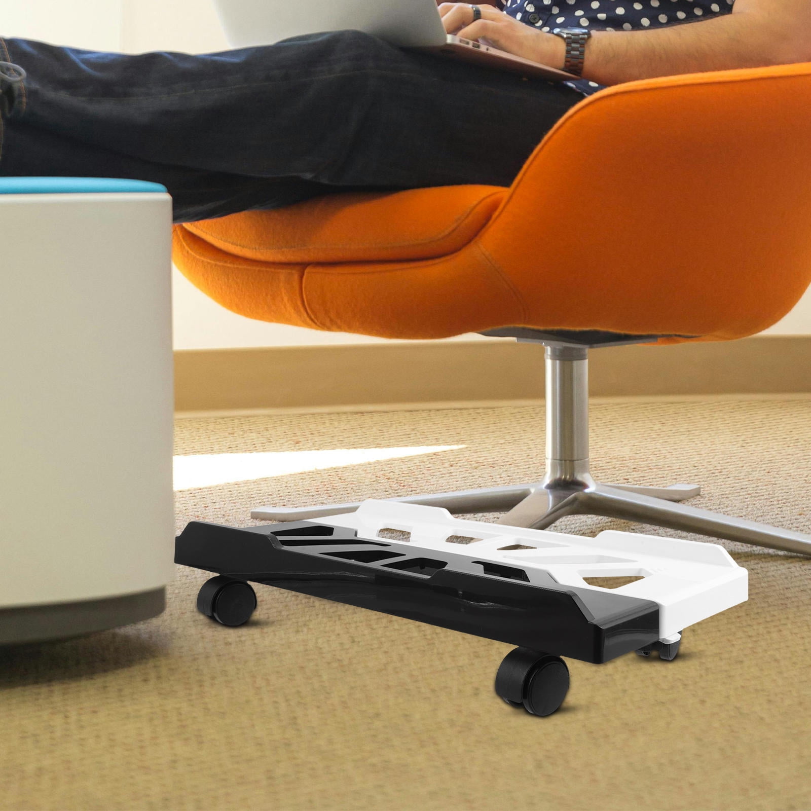 Milisten Rolling Caster Wheel Stand for Computer Tower Holder, Heavy ...