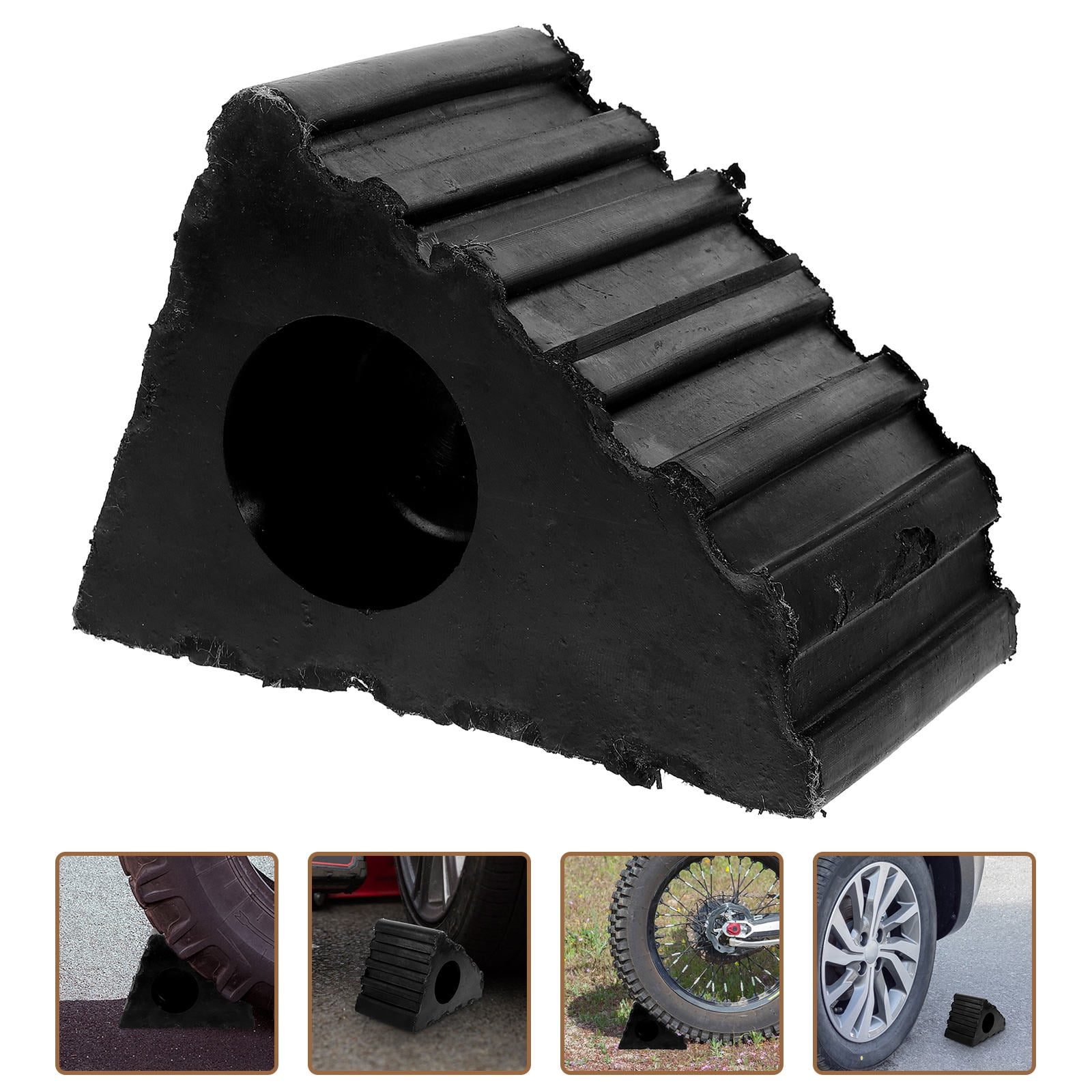 Milisten Motorcycle Wheel Anti-slip Wheel Chock for Workshop Travel 17 ...