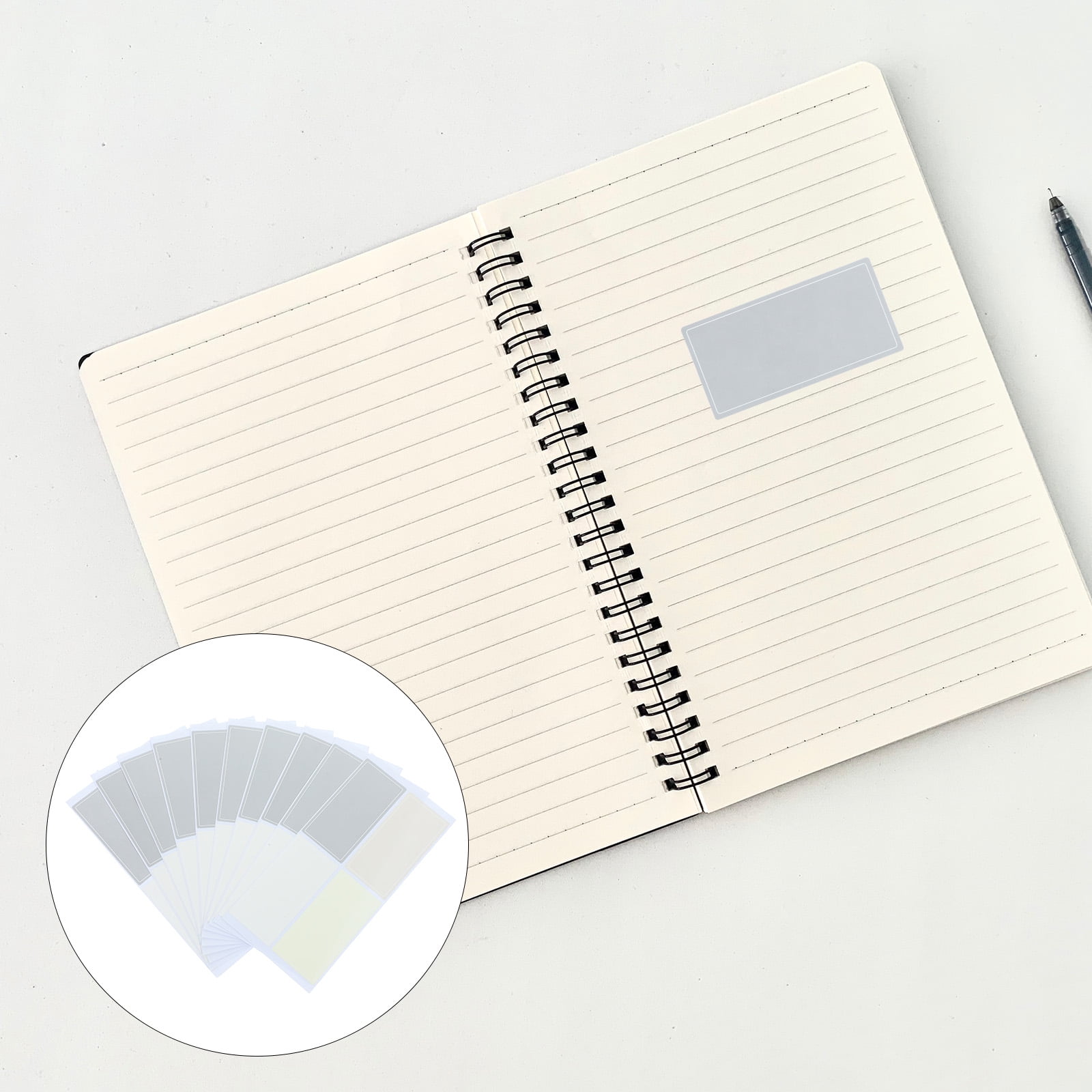 Milisten Multi-colored Rectangular Labeling Stickers for Classification ...