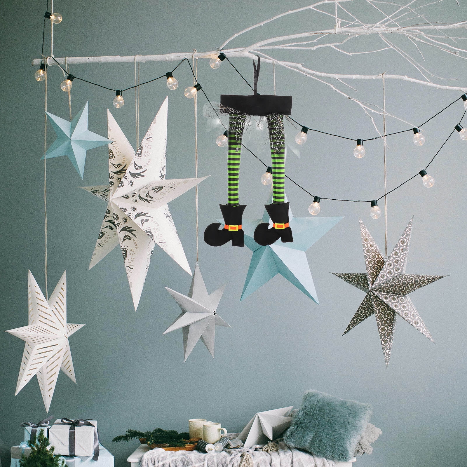 Milisten Elf Legs Pendant Leg Shape Black Skirt Cloth Car Trunk ...