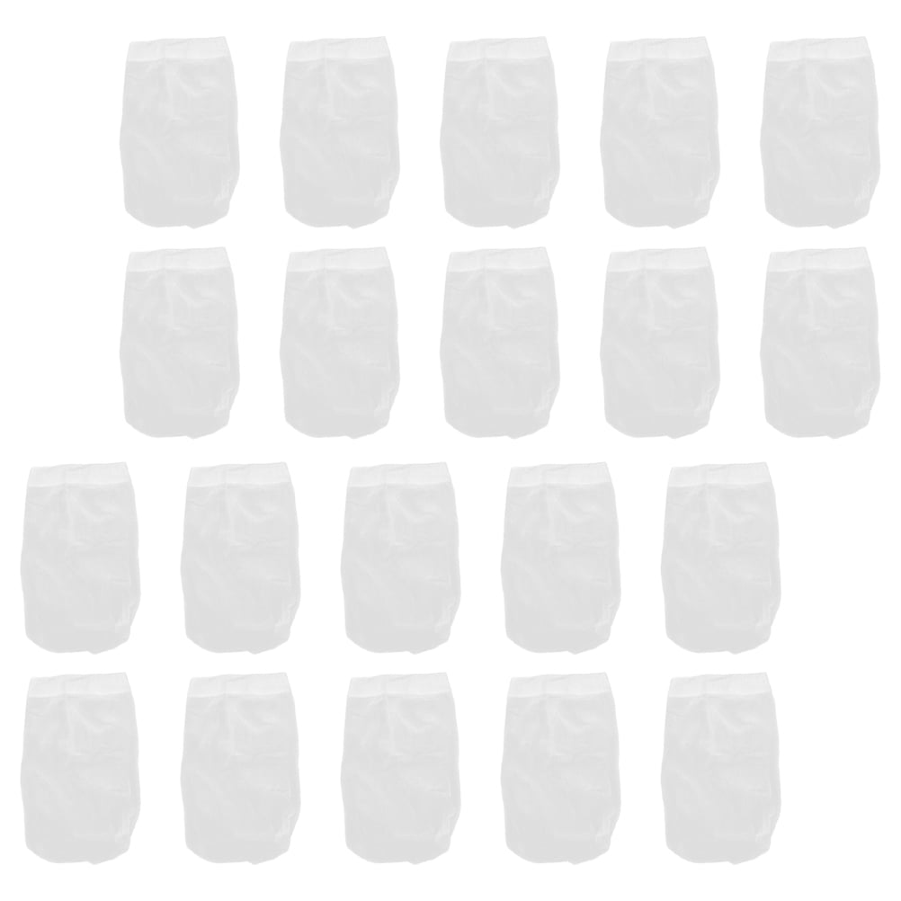 Milisten Pool Socks for Skimmer Basket 20Set White Fine Nylon Mesh in 8 ...