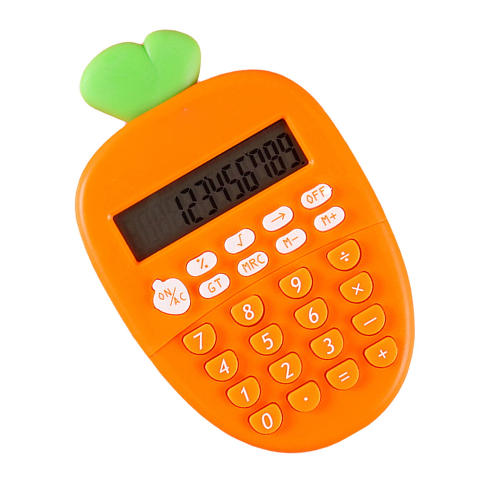 Milisten Carrot Shaped Calculator Office Stationery Orange 1Pack ...