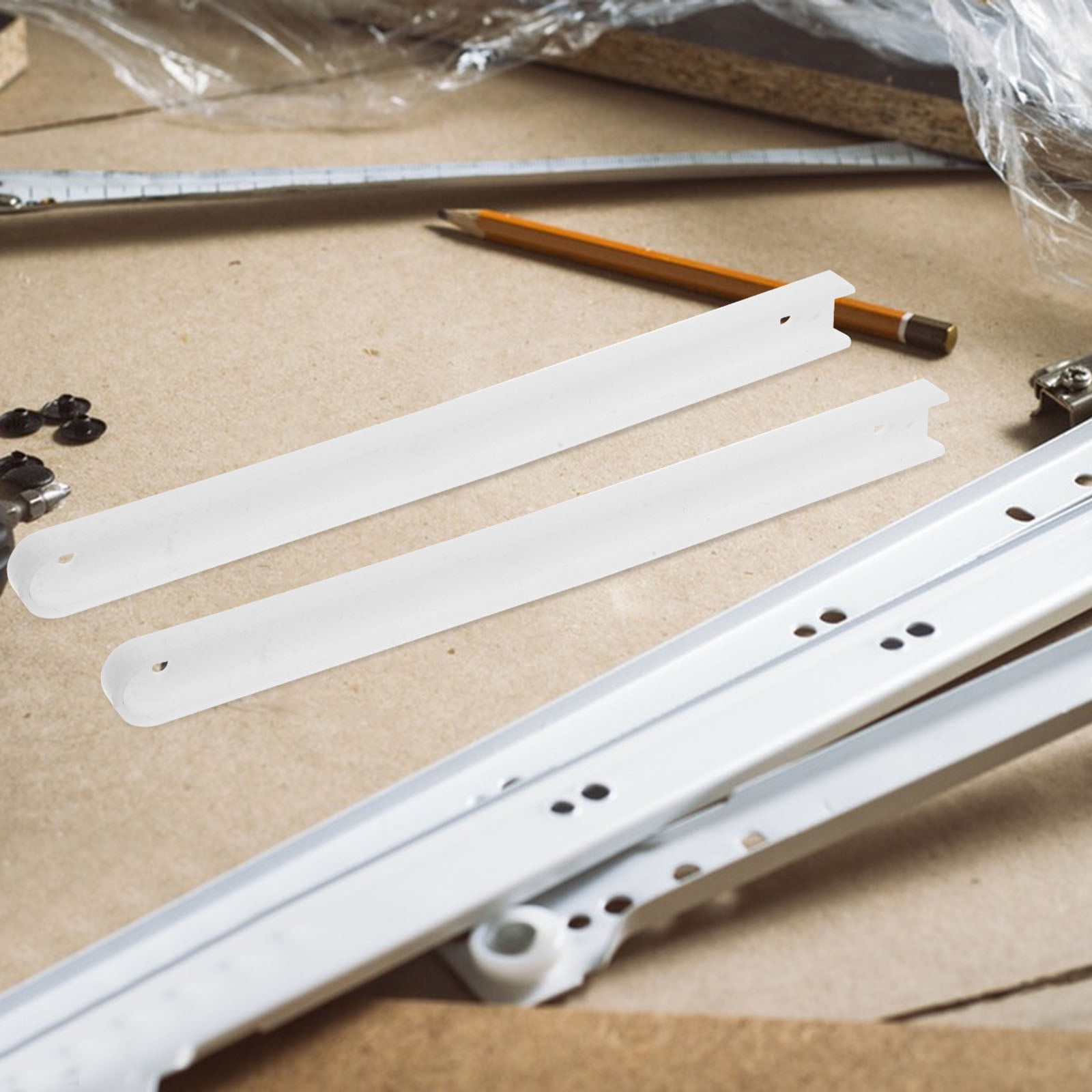 Milisten Replacement Drawer Slides 1 Set Plastic .3x0.6x0.3in Easy ...