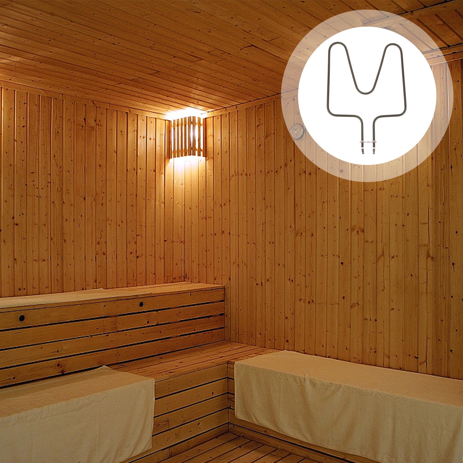 Milisten Heating Element Sauna Stove Element Black Stainless Steel 1Pcs ...