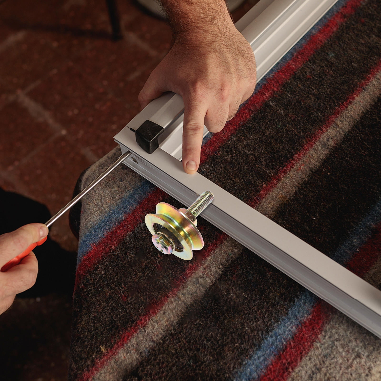 Milisten Shower Door Roller Sliding Shower Door Runner Shower Glass ...