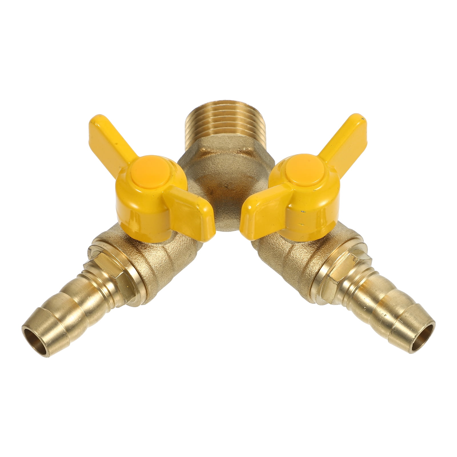 Milisten Shut-off Valve Hose Barb Valve Y Shaped Ball Valve 3-way Shut ...