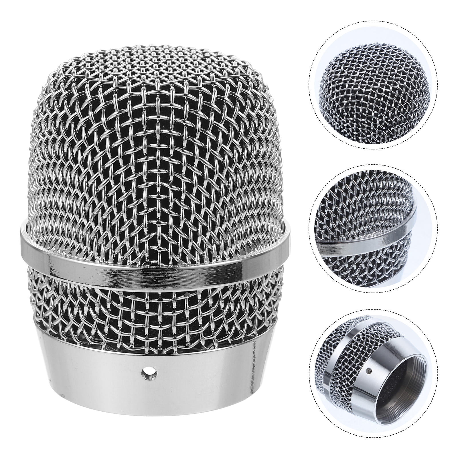Milisten Mesh Microphone Grille Round Simple Design Protective Cover ...
