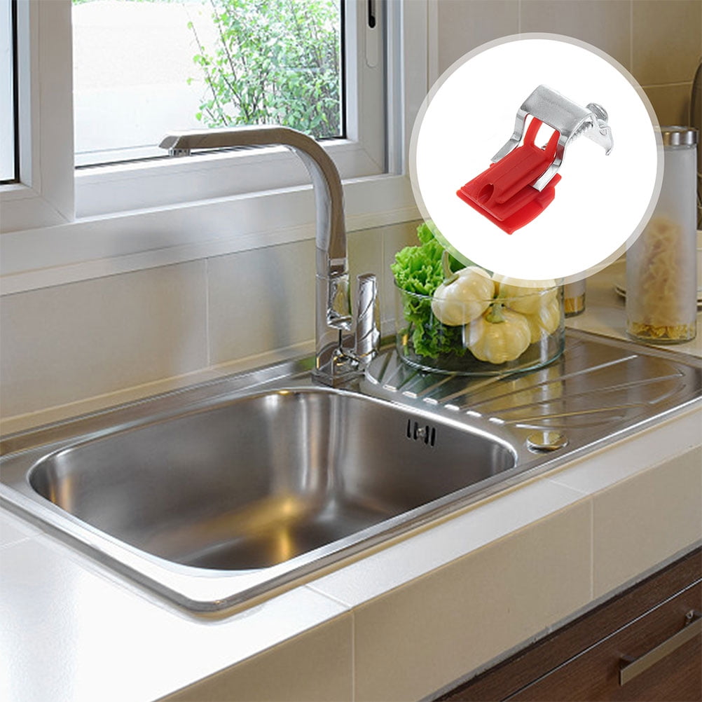 Milisten Adjustable Kitchen Sink Braces Sink Mounting Clips Plastic ...